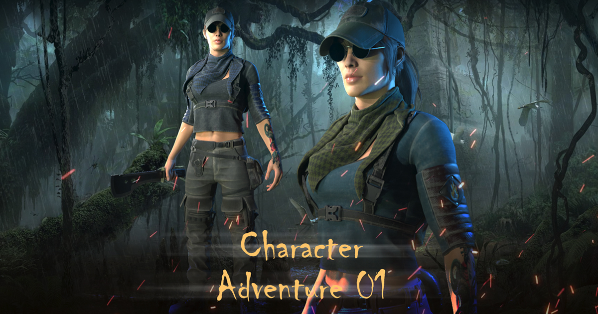 Adventure Character 01 (Female) | Characters | Unity Asset Store
