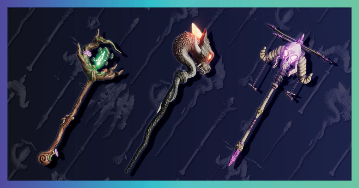 Stylized Staves - RPG Weapons | 3D Weapons | Unity Asset Store