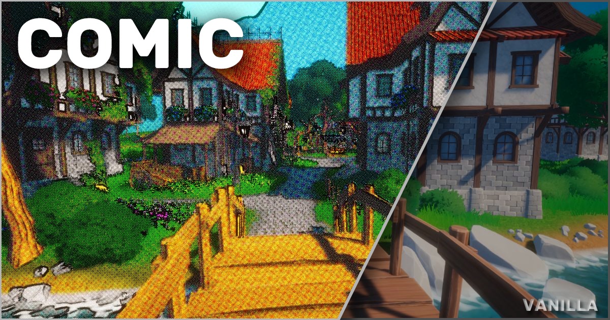 Artistic: Comic | Fullscreen & Camera Effects | Unity Asset Store