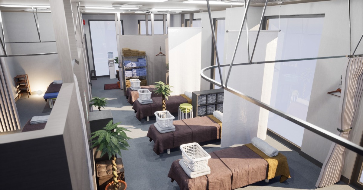 Japanese Massage Parlor - For Games & Animations | 3D Environments ...