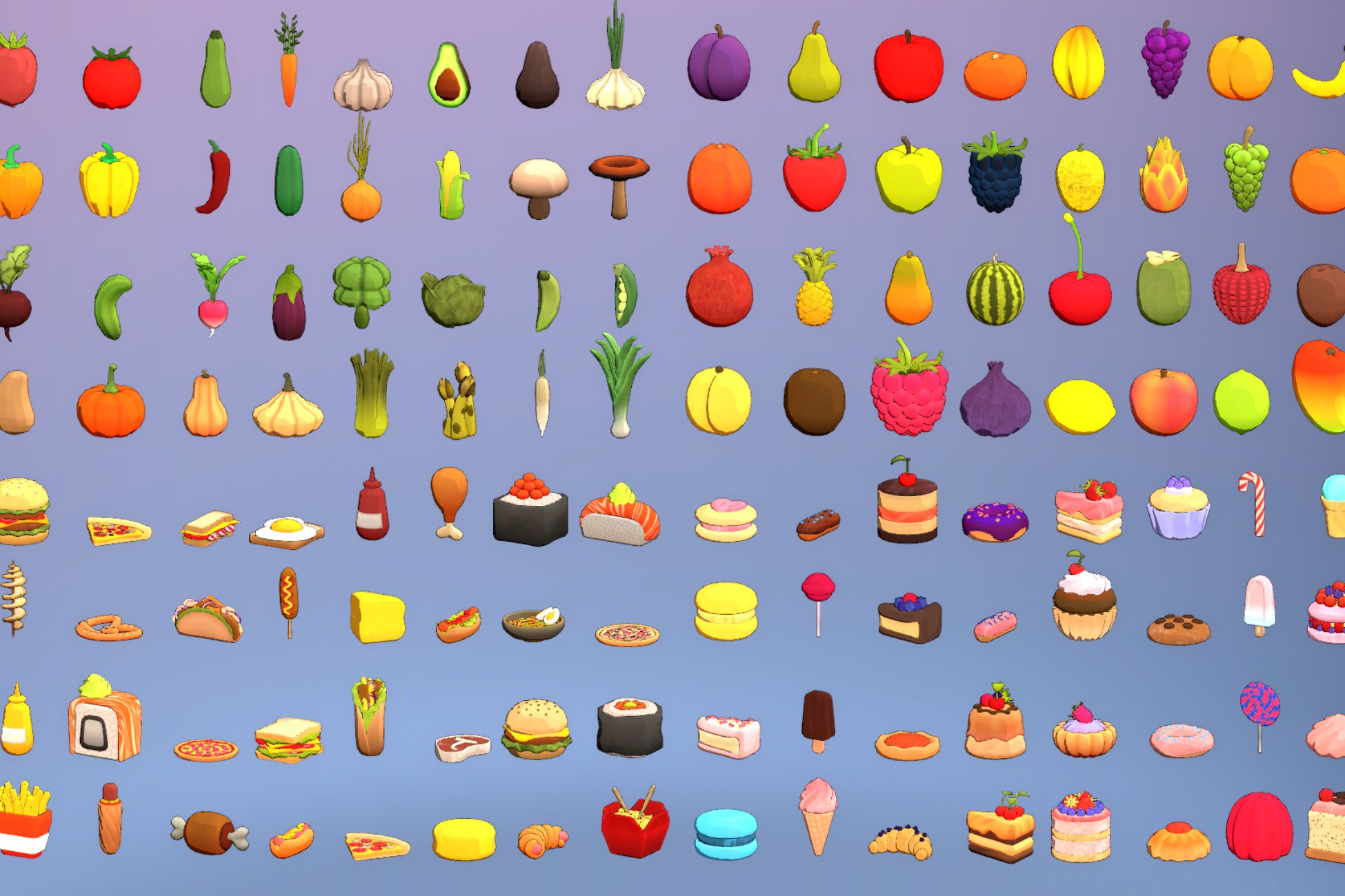 3D Props Ultimate Food Pack | 3D Props | Unity Asset Store