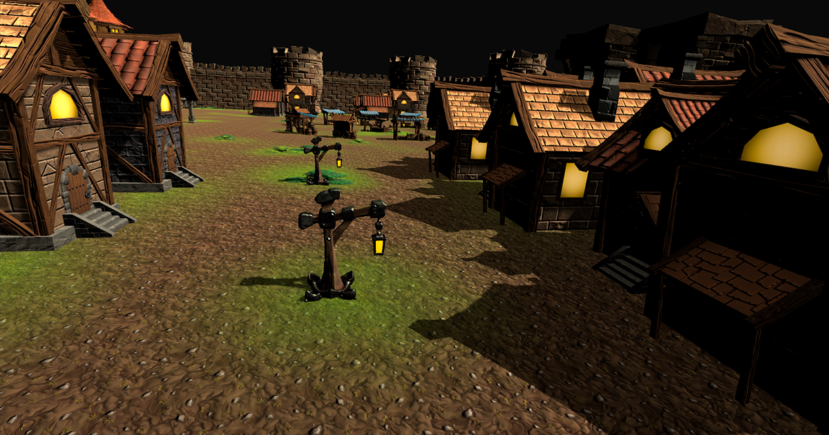 Stylized Medieval Castle | 3D Fantasy | Unity Asset Store