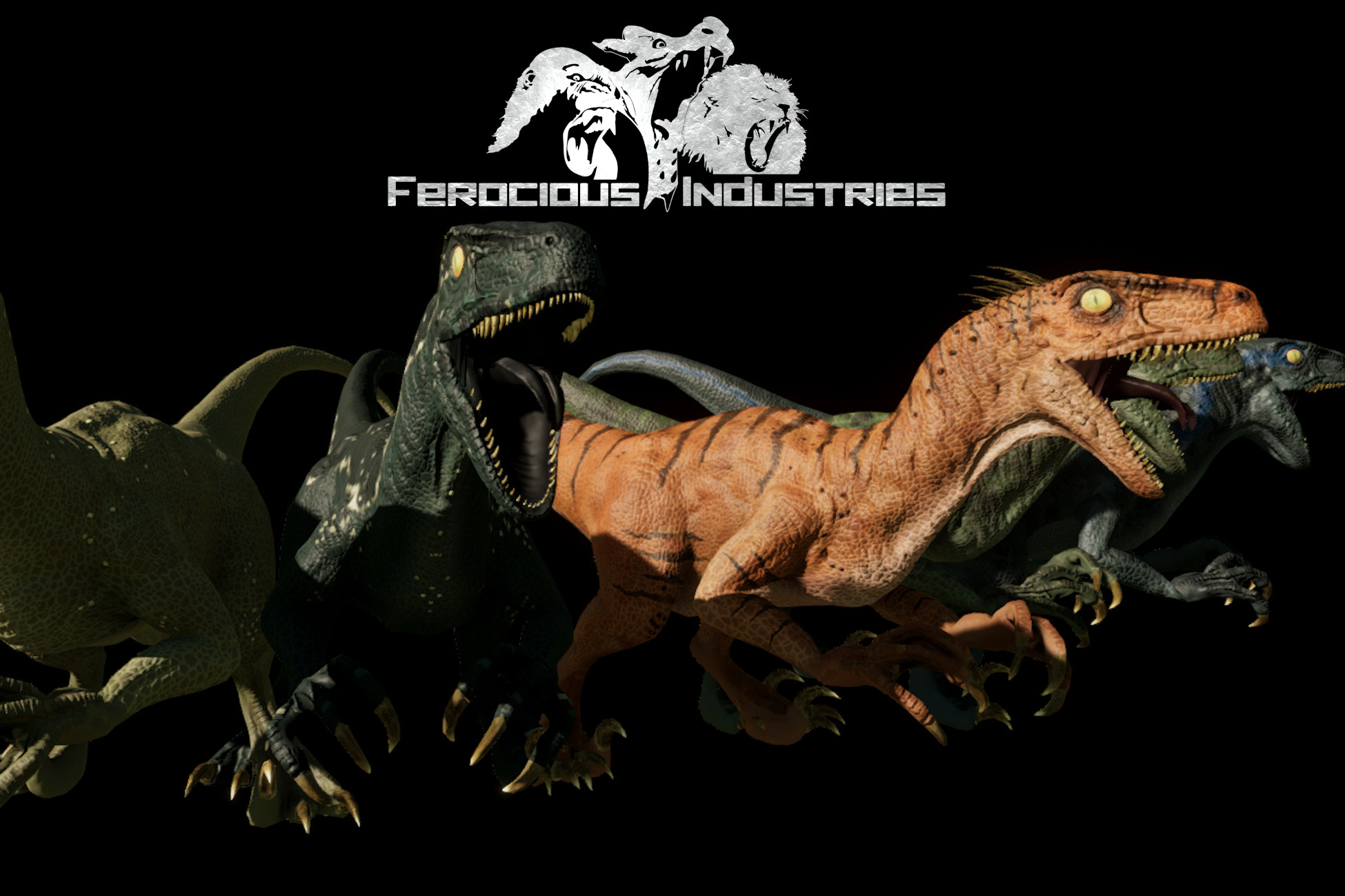 PBR Velociraptors | 3D Animals | Unity Asset Store