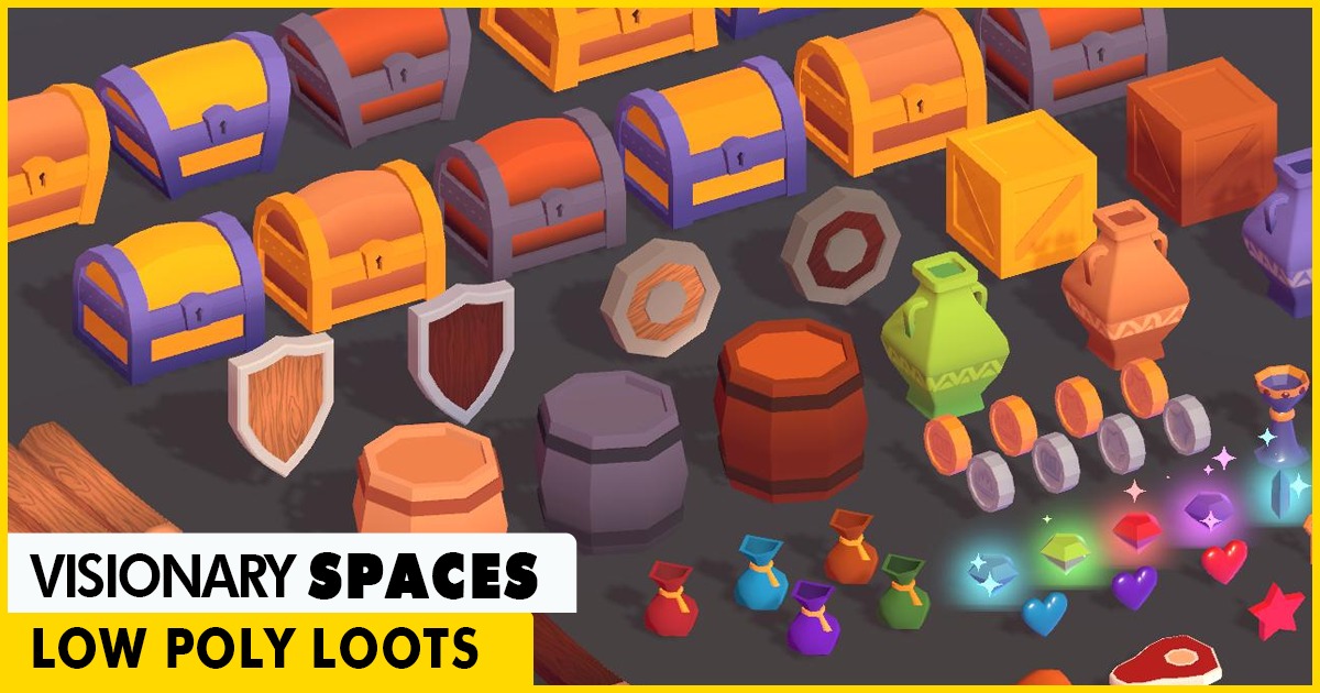Low Poly Loot Pack | 3D Props | Unity Asset Store