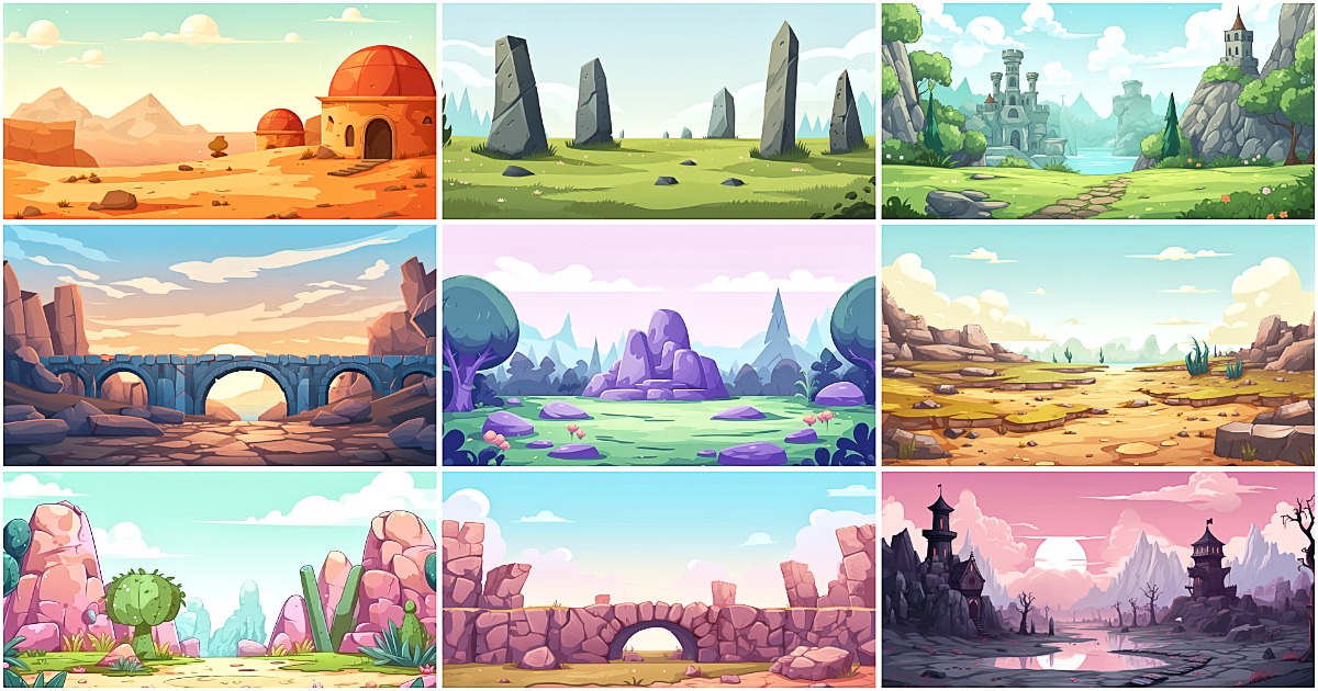 BACKGROUND - Simple Ancient 2 | 2D Environments | Unity Asset Store