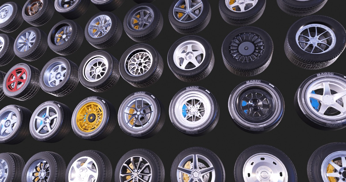 Wheel Collection 3D | 3D 소품 | Unity Asset Store