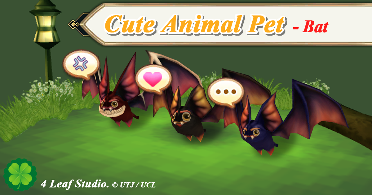 Cute Animal Pet (Bat) | 3D Animals | Unity Asset Store