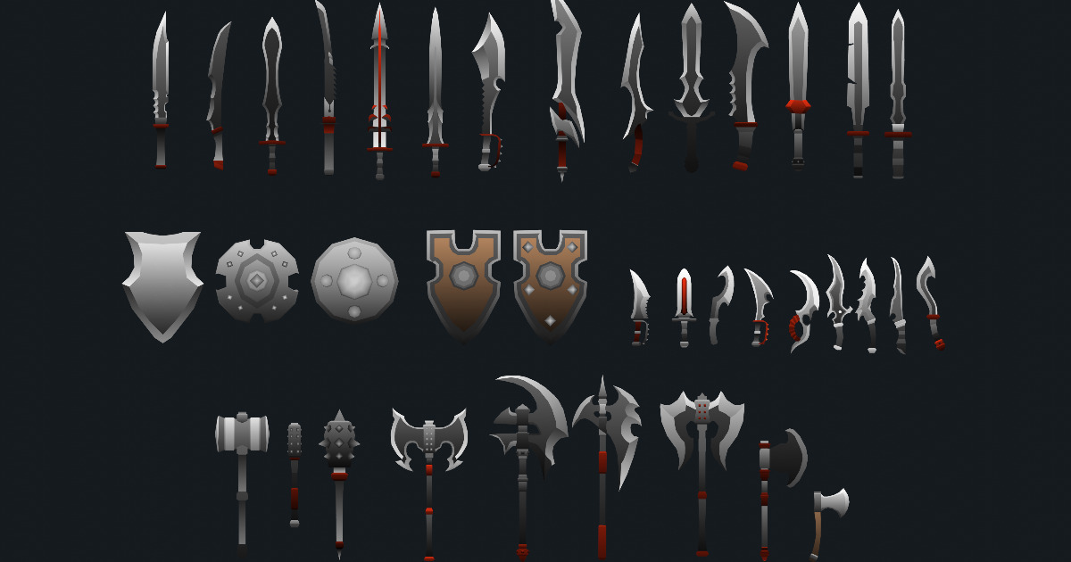 Weapon Pack - 3D Game Kit | 3D Weapons | Unity Asset Store