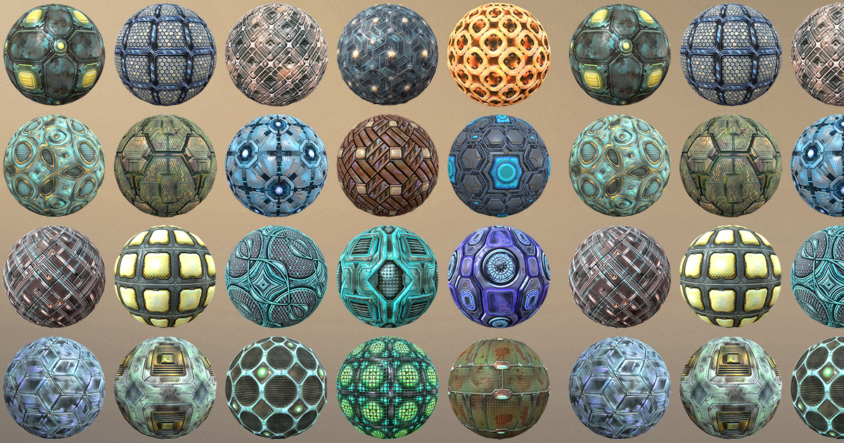 Sci-fi Textures Starter Pack | 2D Textures & Materials | Unity Asset Store
