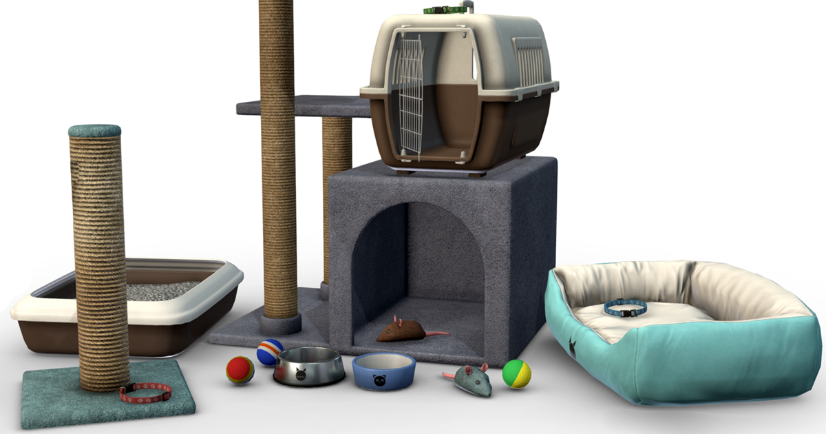 Cat's Accessories | 3D Furniture | Unity Asset Store