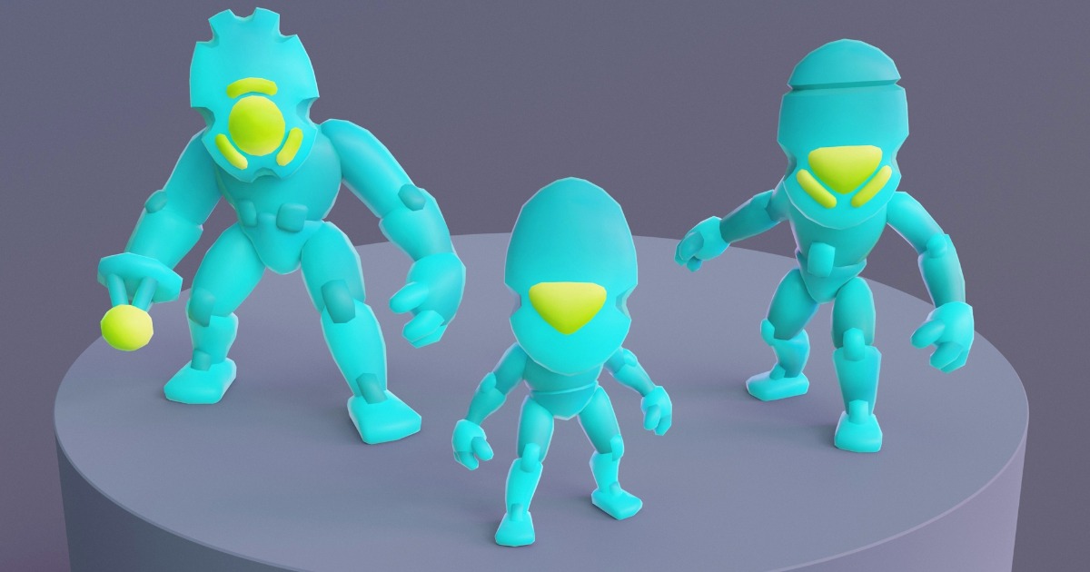 Robot Characters - Tech | 3D Robots | Unity Asset Store