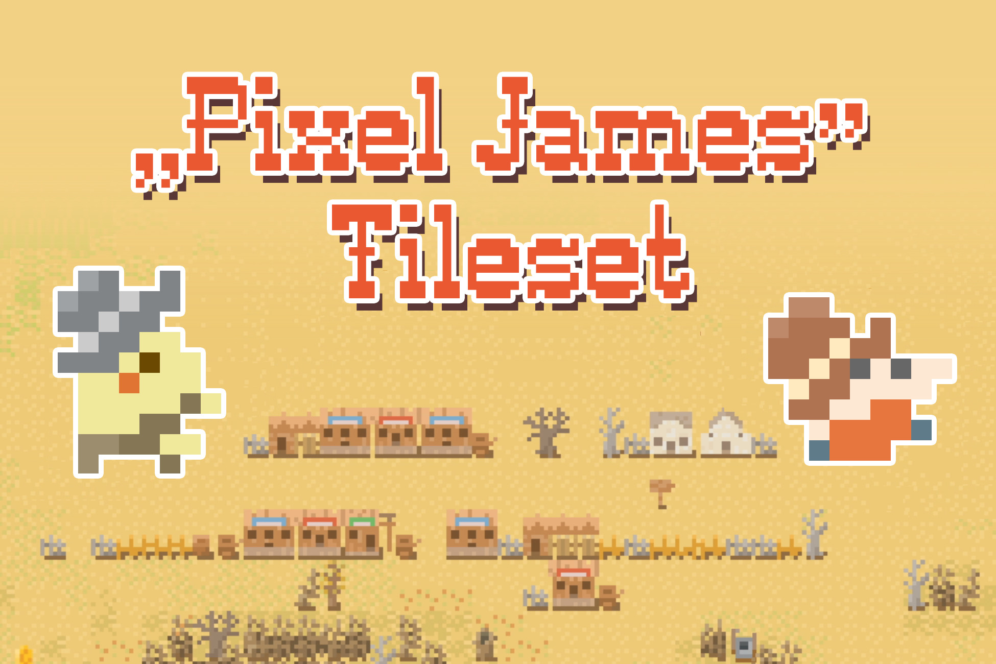 “Pixel James” Tileset by Wojtek Witowski