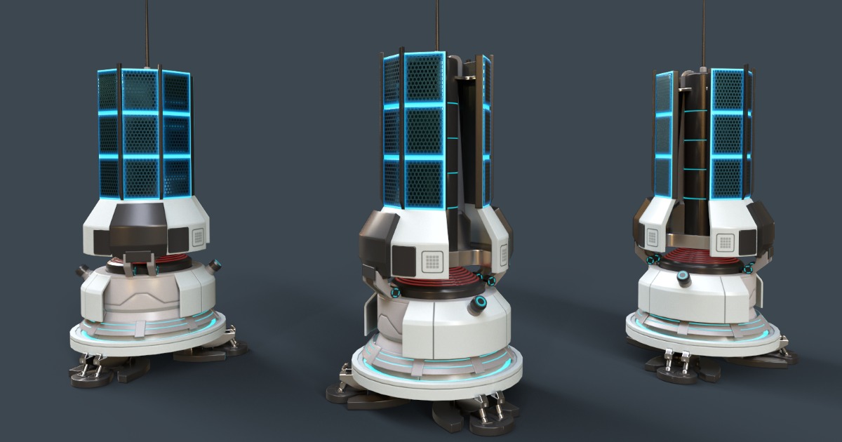 Sci-Fi Mechanism | 3D SF | Unity Asset Store