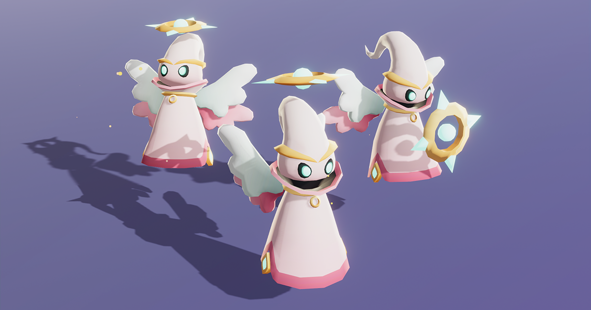 Angel Mage Cute Series | 3D Creatures | Unity Asset Store