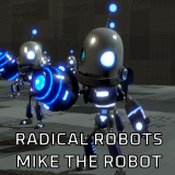 Customizable Robot Character - Mike the Radical Robot