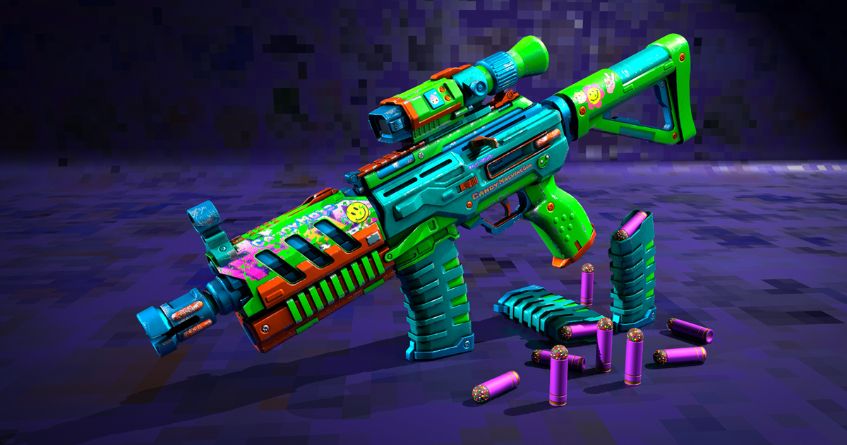 Candy Machine Gun | 3D Props | Unity Asset Store