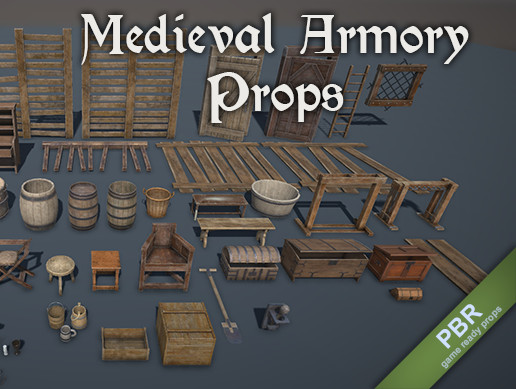 Medieval Armory Props