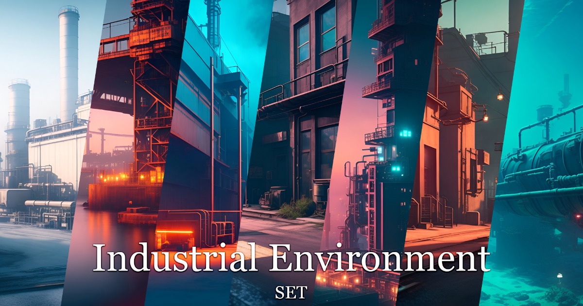 Industrial Environment 01 | 2D Environments | Unity Asset Store