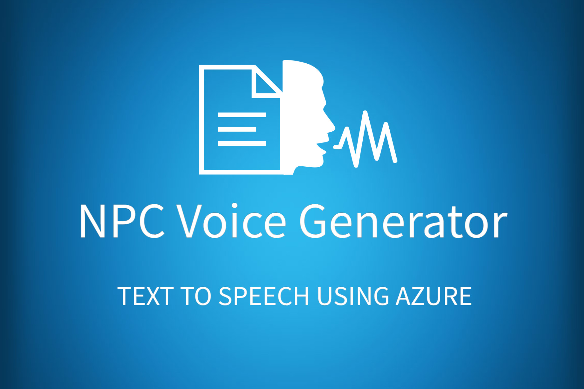 NPC Voice Generator using Azure TTS(Text to speech) | Audio | Unity Asset Store