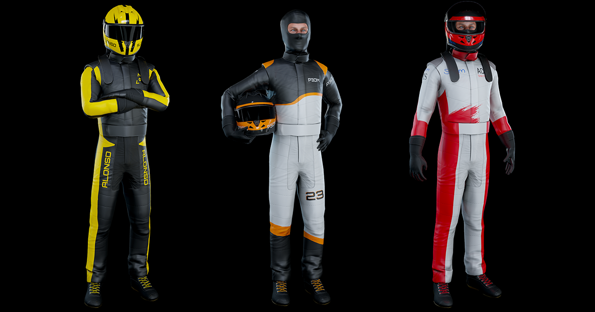 Elite Racing Driver | 3D Characters | Unity Asset Store