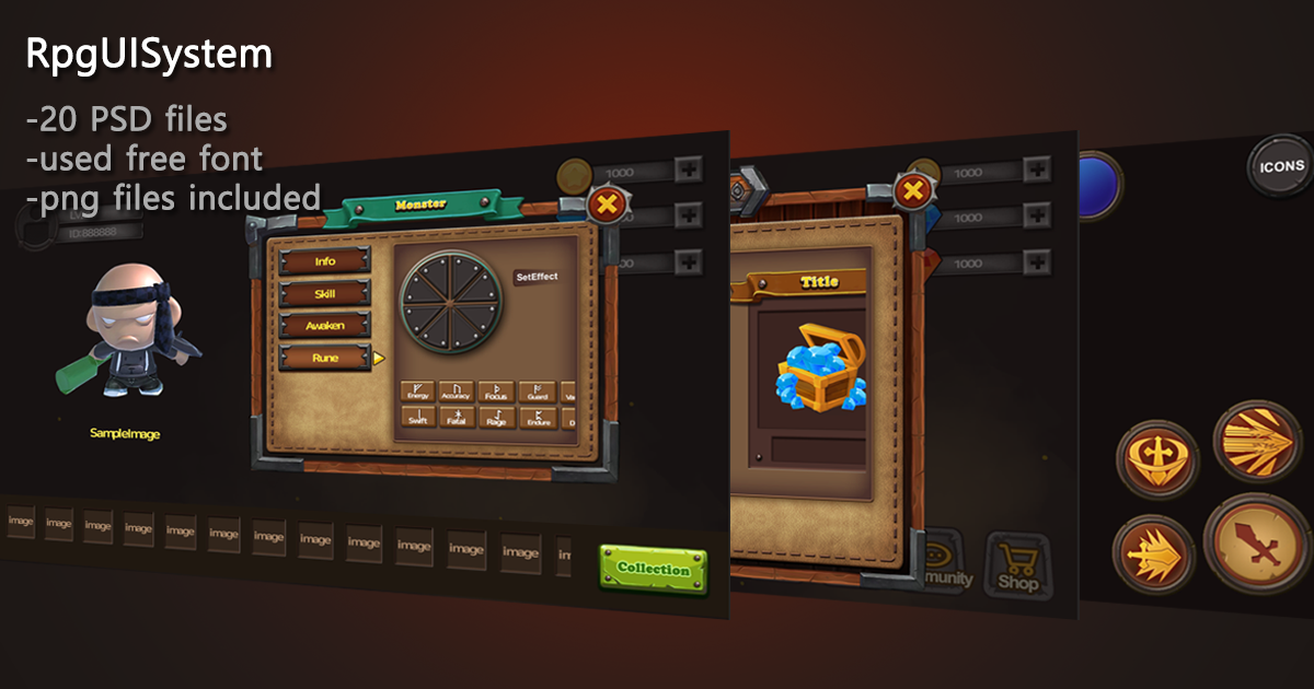 RpgUISystem | 2D Icons | Unity Asset Store