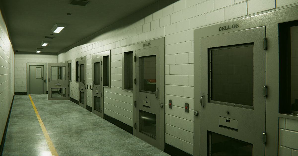 QA Holding Cells | 3D Urban | Unity Asset Store