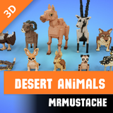 Voxel Desert Animals Pack