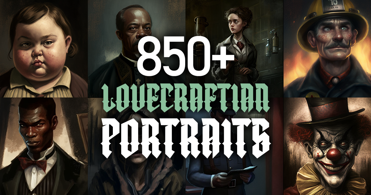 Lovecraft Portraits | 2D Icons | Unity Asset Store