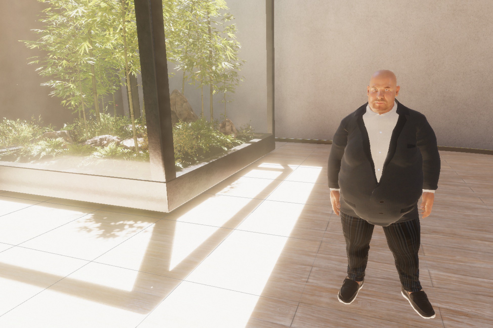 HDRP Bald Heavy Man | 3D Humanoids | Unity Asset Store