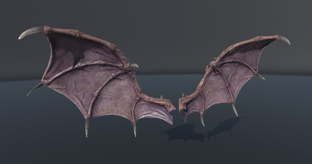 Demon Wings | 3D Props | Unity Asset Store