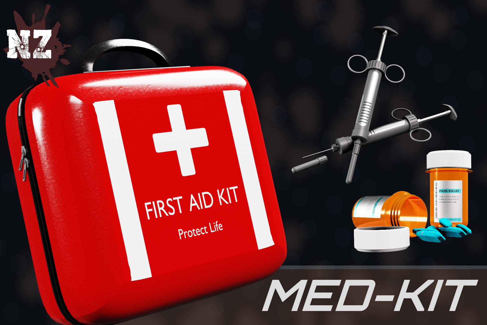 NZ MedKit (HDRP Support) | 3D Props | Unity Asset Store