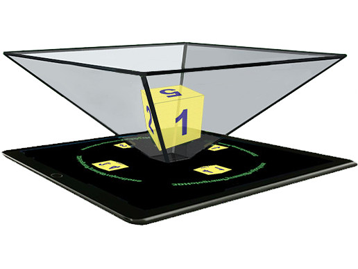 3D Hologram Pyramid Projections Utilities Tools Unity Asset Store