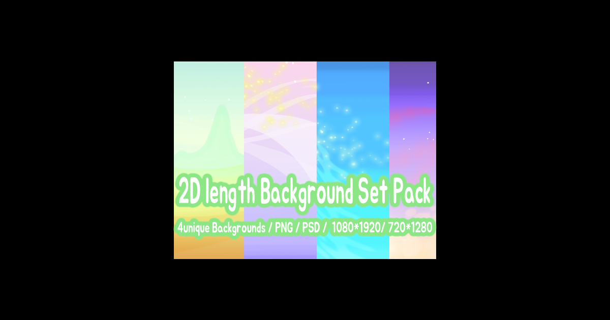 2D length Background Set Pack | 2D 环境 | Unity Asset Store