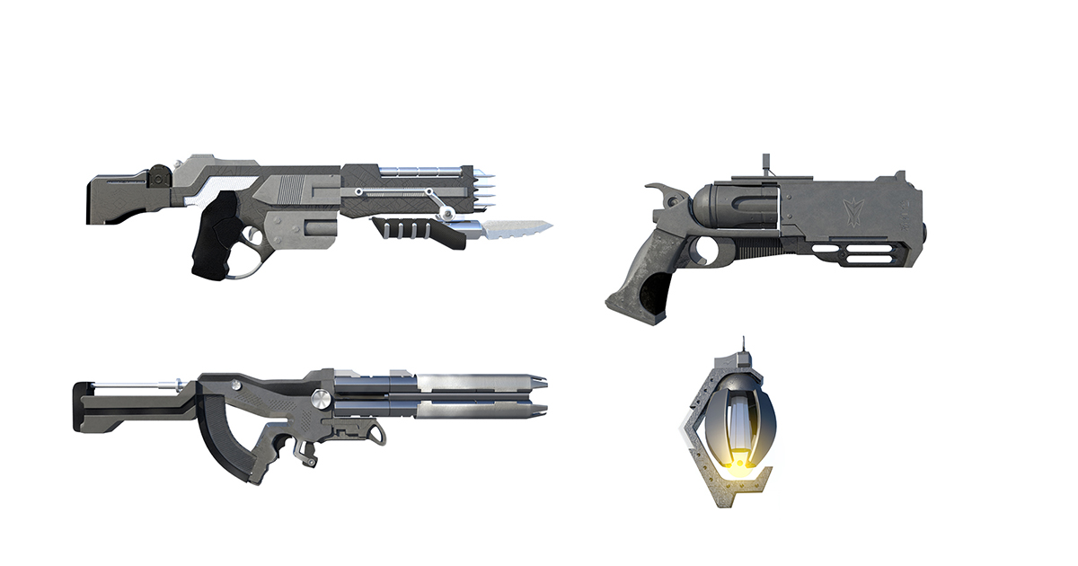 Sci Fi Customizable Weapon | 3D Guns | Unity Asset Store