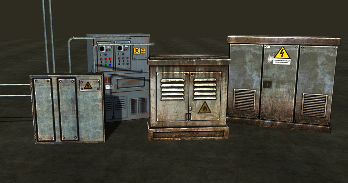 Electronic Panel Box | 3D Electronics | Unity Asset Store