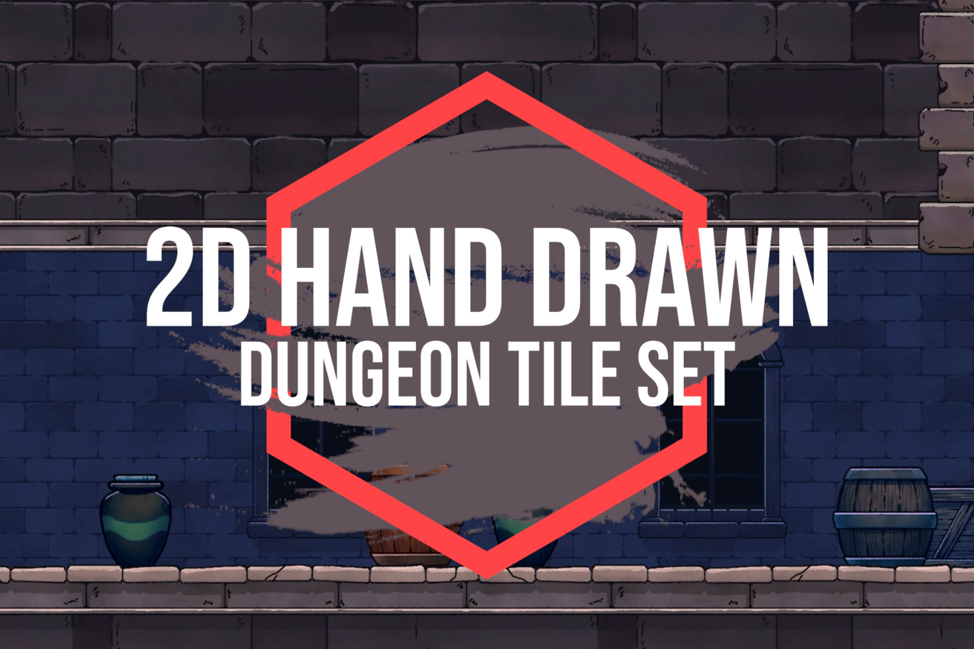 Hand Drawn Dungeon Tile Set for Unity (Ferr2D + Sprite Shape Compatible ...