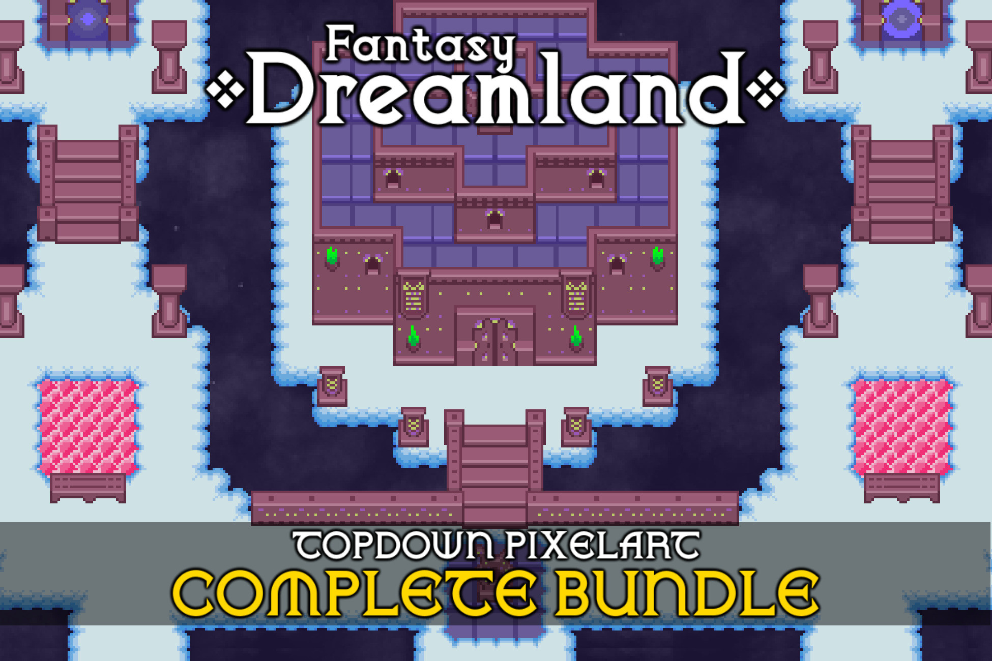 2D TopDown Tilesets Fantasy Dreamland | 2D Environments | Unity Asset Store