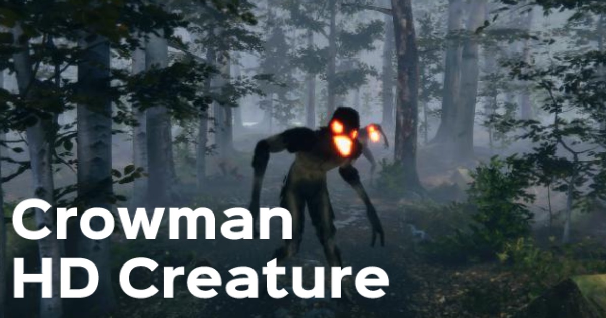 Crowman HD Creature Model Rigged | 3D Characters | Unity Asset Store