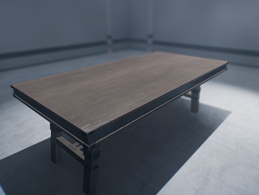 Wooden PBR Table | 3D 소품 | Unity Asset Store
