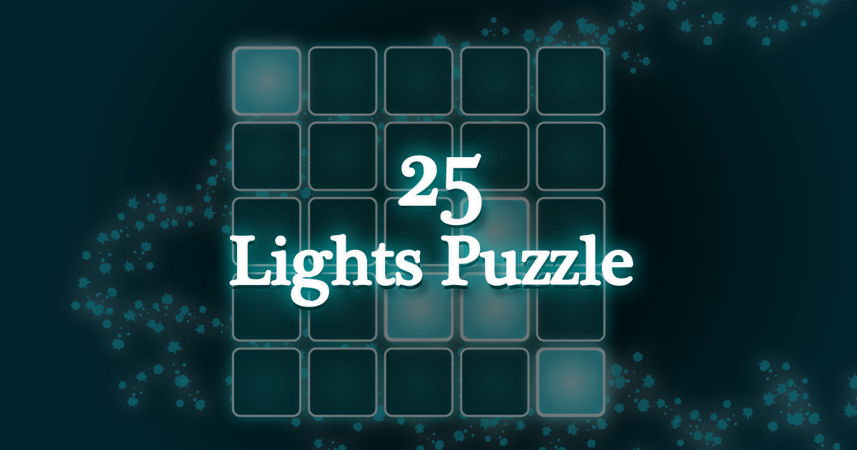 Illuminate 2D: 25Lights Puzzle Mastery | Systems | Unity Asset Store