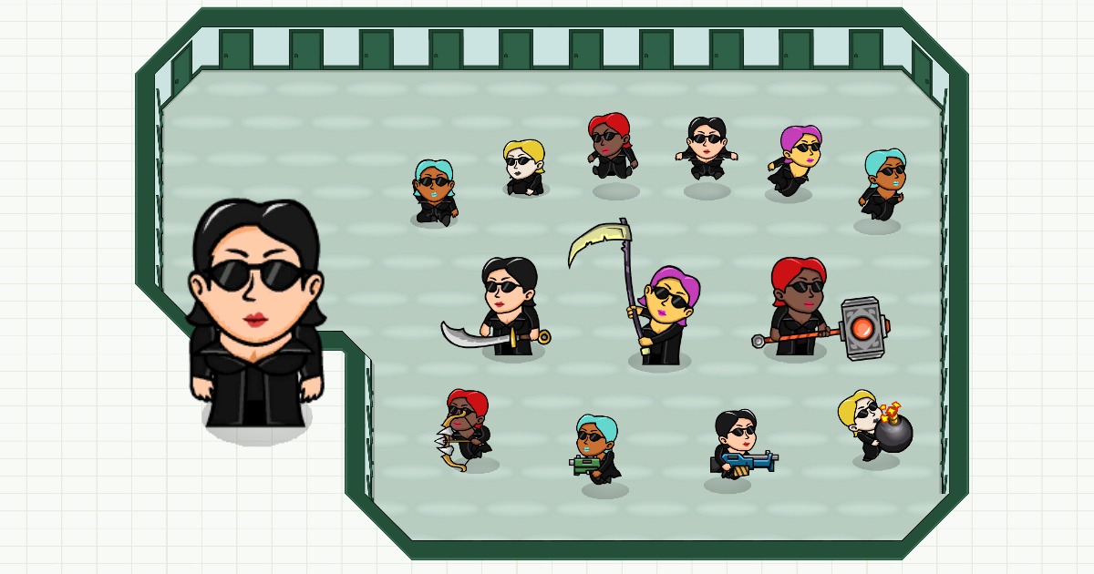 2D Character - Goth | 2D Characters | Unity Asset Store