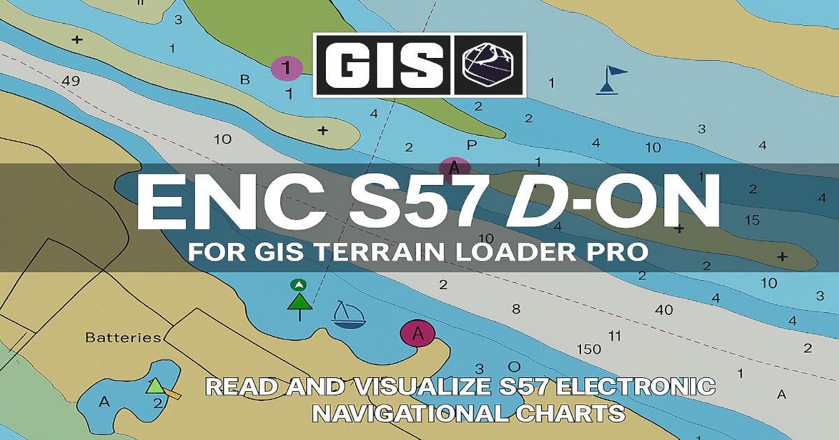 ENC57 (Electronic Navigational Charts) Add-On for GIS Terrain Loader ...