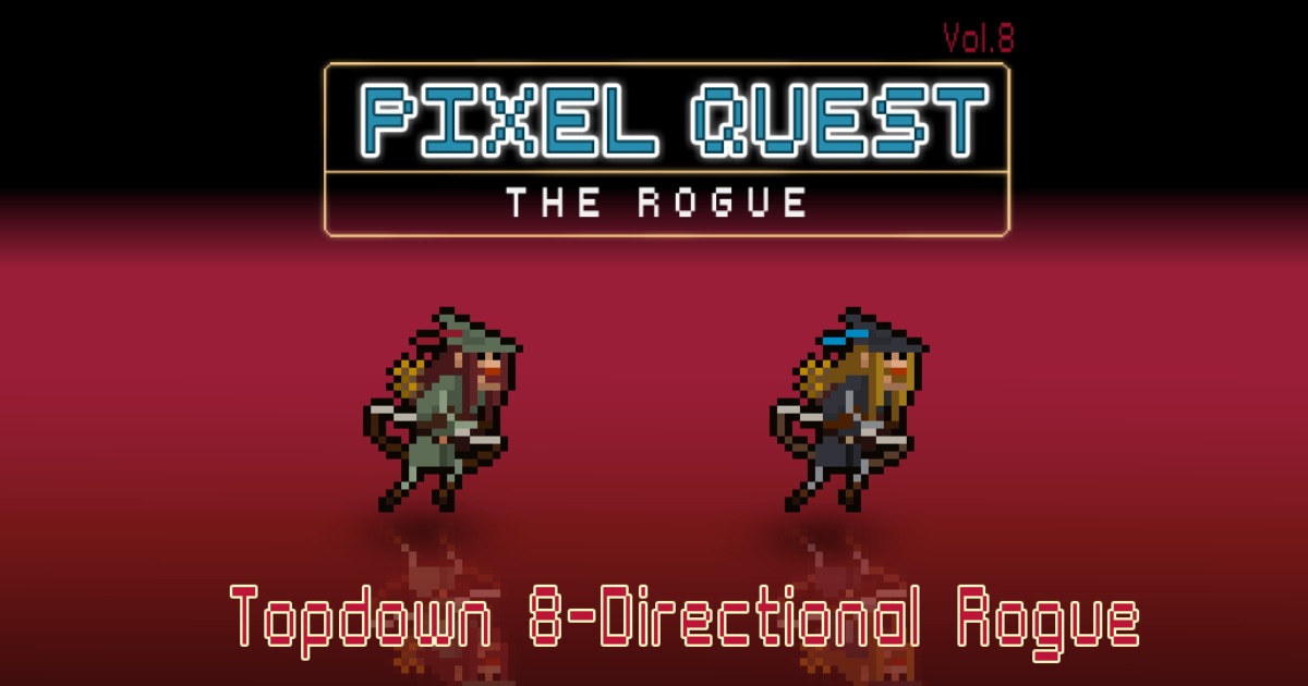 2D Pixel Quest Vol.8 - The Rogue | 2D Characters | Unity Asset Store