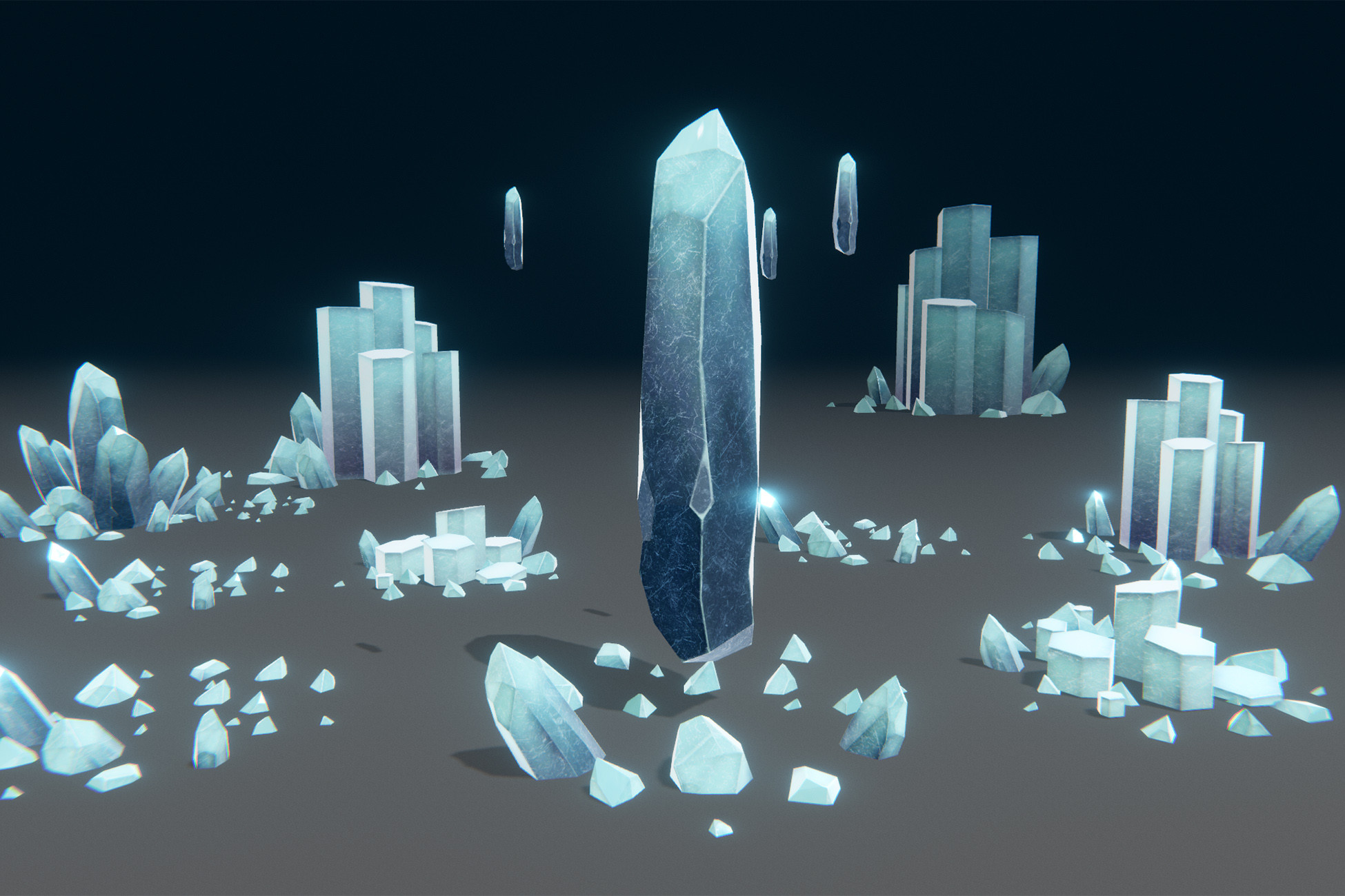 Crystals pack | 3D Props | Unity Asset Store