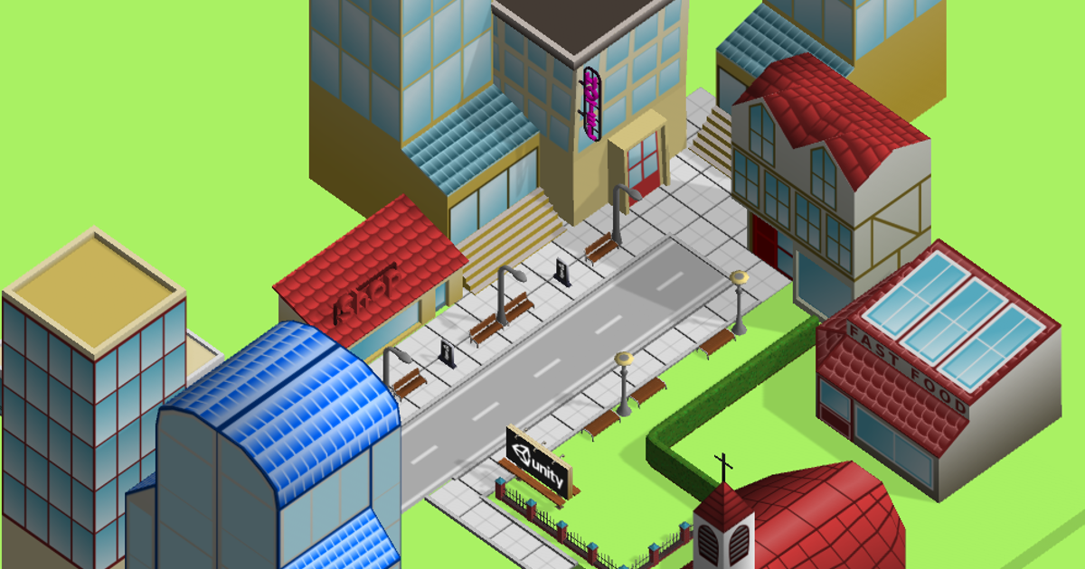 Cartoon City Model Pack | 3D Industrial | Unity Asset Store