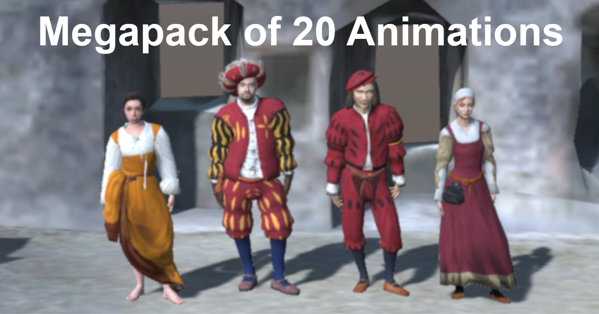 Medieval European Megapack | 3D Animations | Unity Asset Store