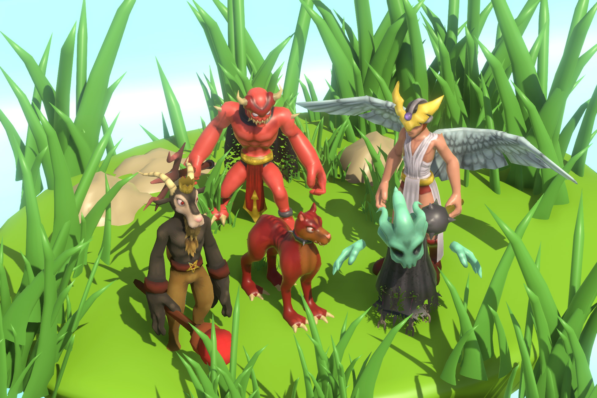 Monster Bundle 10 - Casual Fantasy | 3D Creatures | Unity Asset Store