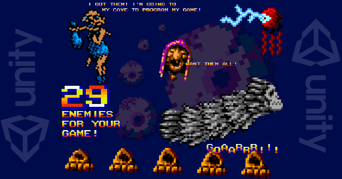 29 Sprites Enemies Pack | 2D Characters | Unity Asset Store