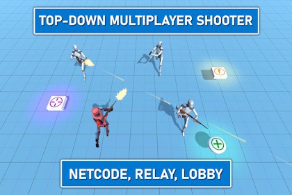 Multiplayer Top-Down Shooter Template (Netcode, Lobby, Relay) | Game Content Shopper – Unity ...