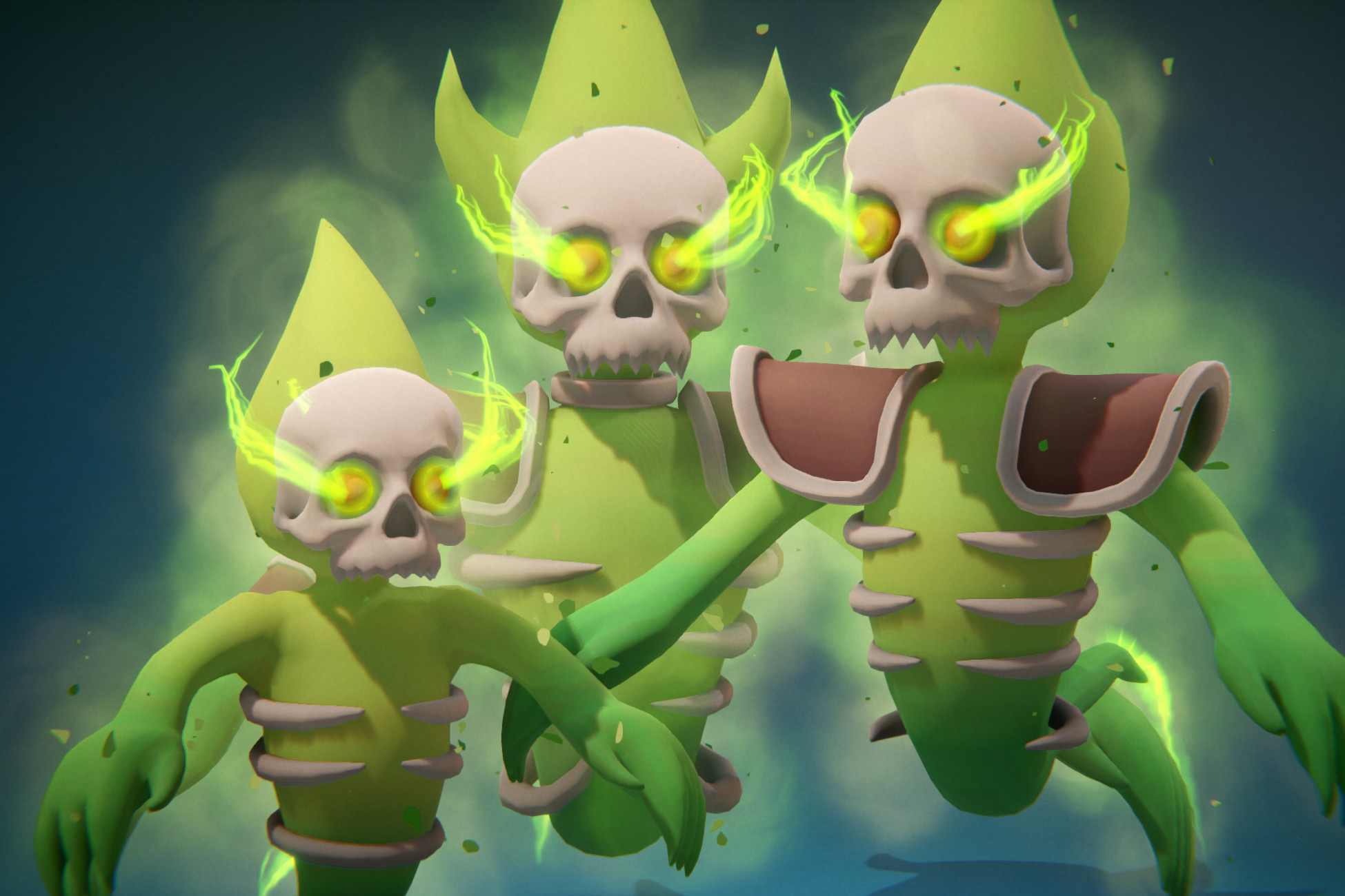 Skeleton Ghost Family Pack - Characters + Animations | 3D 캐릭터 | Unity ...